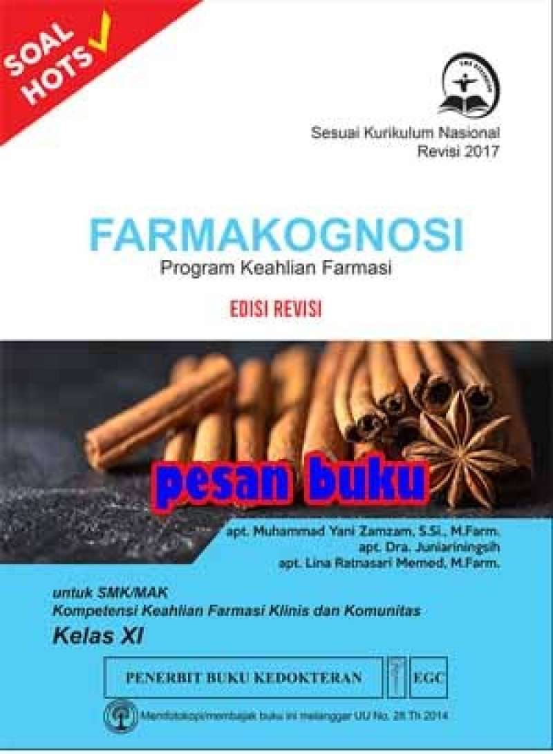 Promo Buku Farmakognosi Kelas Xi Edisi Revisi Smkf Jabar Soal Hots Diskon 23% Di Seller Zawaru ...