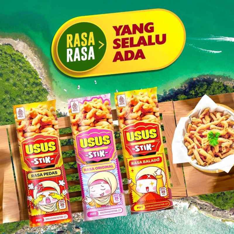 Jual Basreng Pedas Daun Jeruk / Usus Stik / Mie Lidi Pedas / Makaroni ...