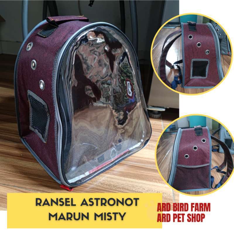 Jual Tas Kucing Pet Cargo Transparan Astronot Ransel Gendong Tas Hewan ...