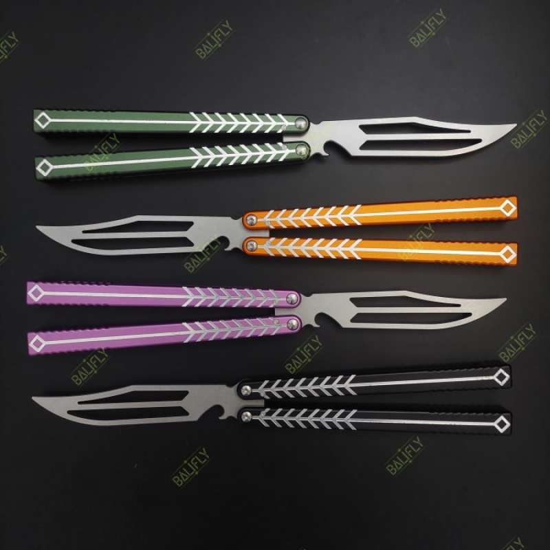 Jual Balisong Butterfly Knife The Vulp - Violet Di Seller Suzuka ...