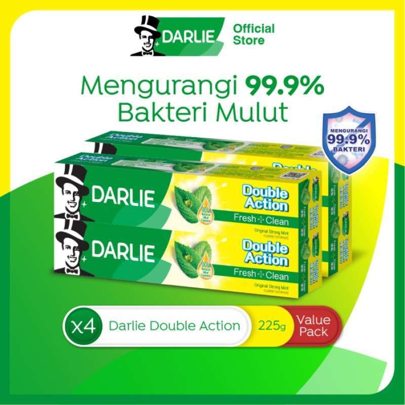 Jual Value Pack Darlie Double Action Pasta Gigi 4 X 225 G Di Seller Raindrop - Cengkareng Timur ...