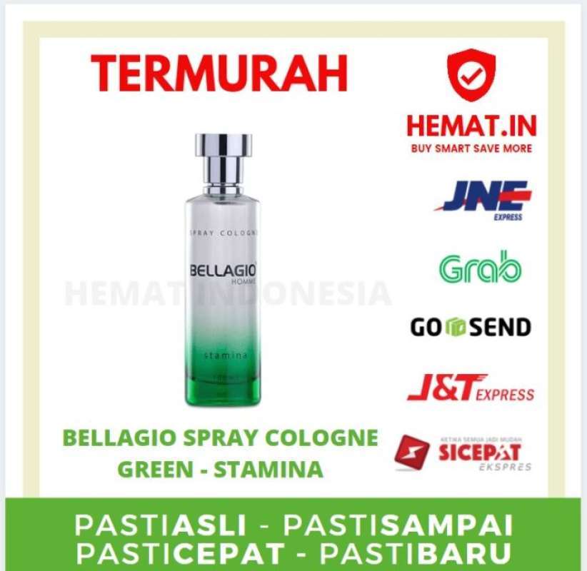 Jual Bellagio Spray Cologne Green (stamina) 100ml Di Seller Aghanim ...