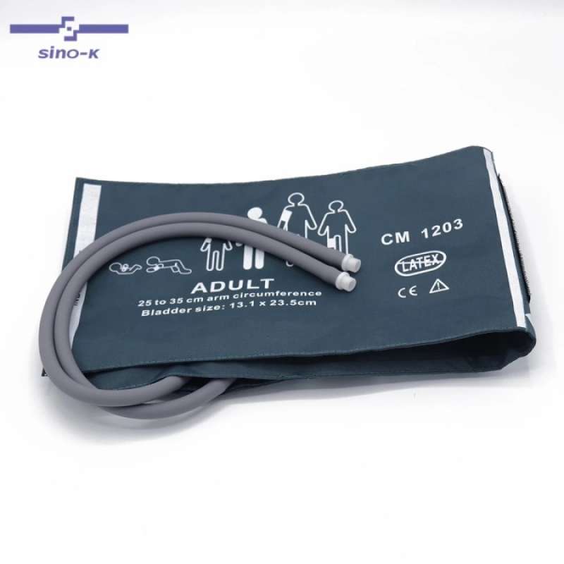 Promo Sino-k Manset Tensi Dewasa Nibp Adult Bp Monitor Cuff Double 25-35cm Diskon 23% Di Seller ...