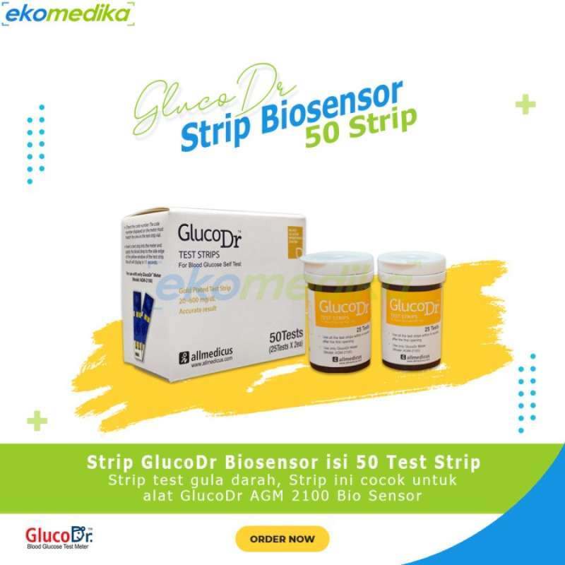 Promo Strip Glucodr Bio Sensor Kode 8 / Gluco Dr Biosensor Isi 50 Test ...