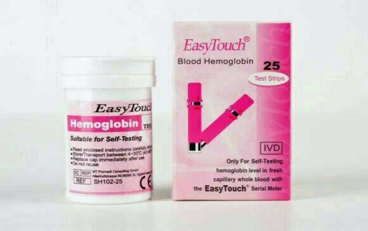Promo Strip Easy Touch Hemoglobin,strip Et Hb,strip Hb Diskon 23% Di ...