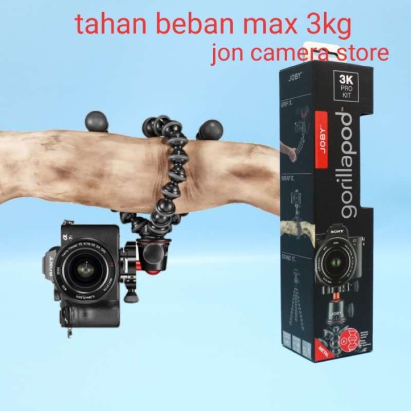 Promo Gllapod Joby 3k Pro Kit New Tripod Flexible Compact/mini Diskon 23% Di Seller Mettaria ...