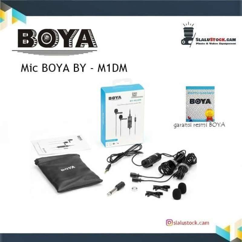 Promo Boya By-m1dm Dual Clip On Vlogging For Smartphone Camera Ds Diskon 23% Di Seller Mettaria ...