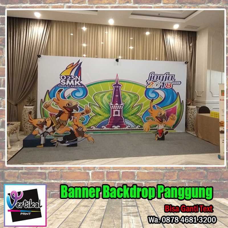 Jual Cetak Banner Flexi Spanduk / Backdrop Panggung 340 Gram Highrest ...