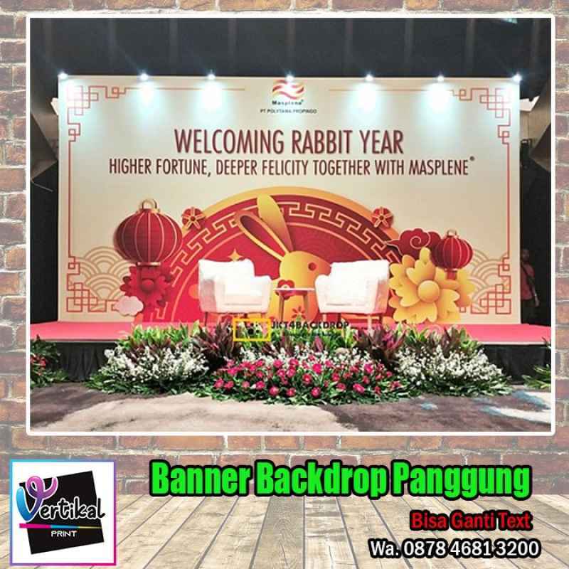 Jual Cetak Banner Flexi Spanduk / Backdrop Panggung 340 Gram Highrest ...