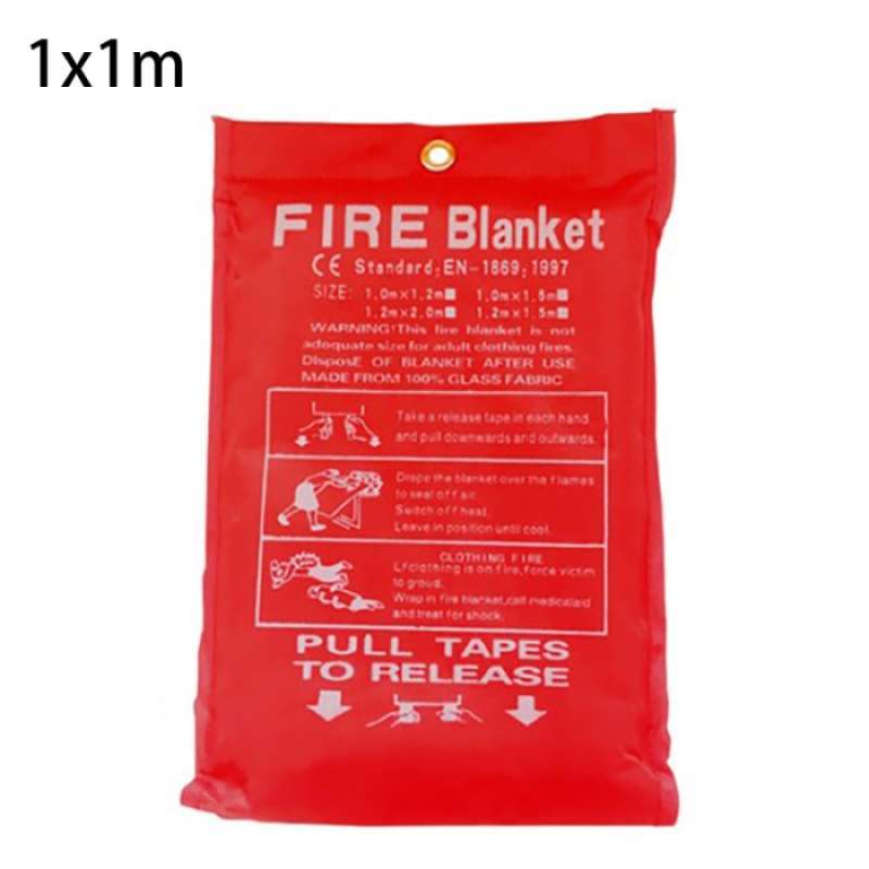 Jual Selimut Pemadam Api Fire Blanket Pelindung Api Flame Shelter Cover ...
