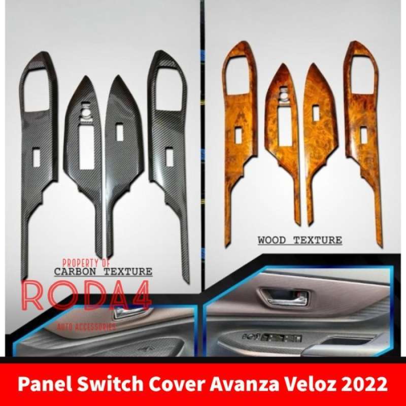 Promo Panel Switch Cover Mobil All New 2022 Wood Carbon Diskon 23% Di ...