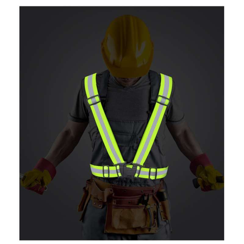 Jual Rompi Tali Safety Reflektif Rompi Model Belt - Orange Di Seller ...