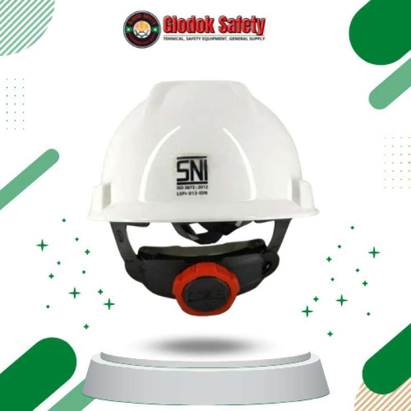 Jual Helm Safety Proyek V-gard Msa Lokal + Fastrack 100% Original ...