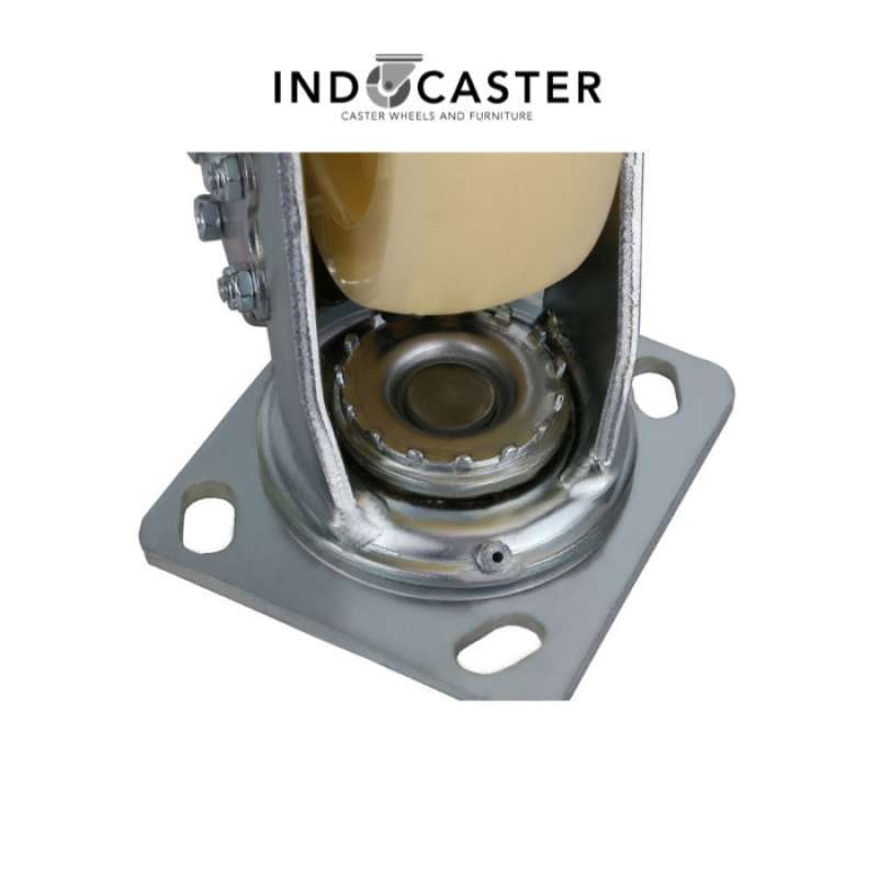 Jual Roda Trolley Nylon Heavy Duty Diameter 4 Inch Plat Hidup Di Seller ...