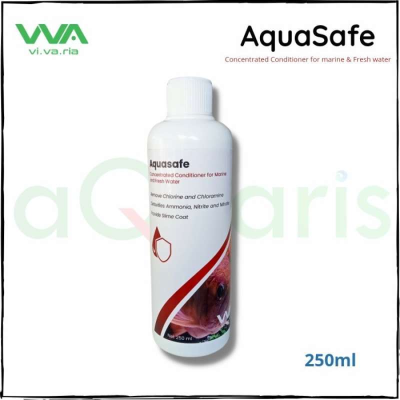 Promo Vivaria Aquasafe 250ml Water Conditioner Diskon 23% Di Seller ...