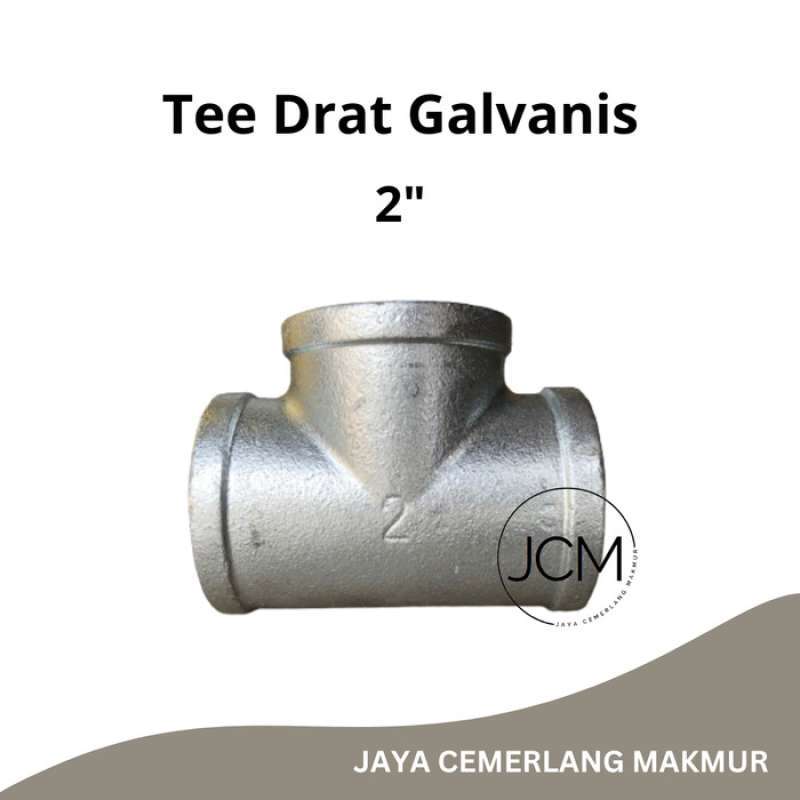 Jual Tee Drat Besi Galvanis 2 Inch / T Drat Besi Galvanized 2 Inch Di ...