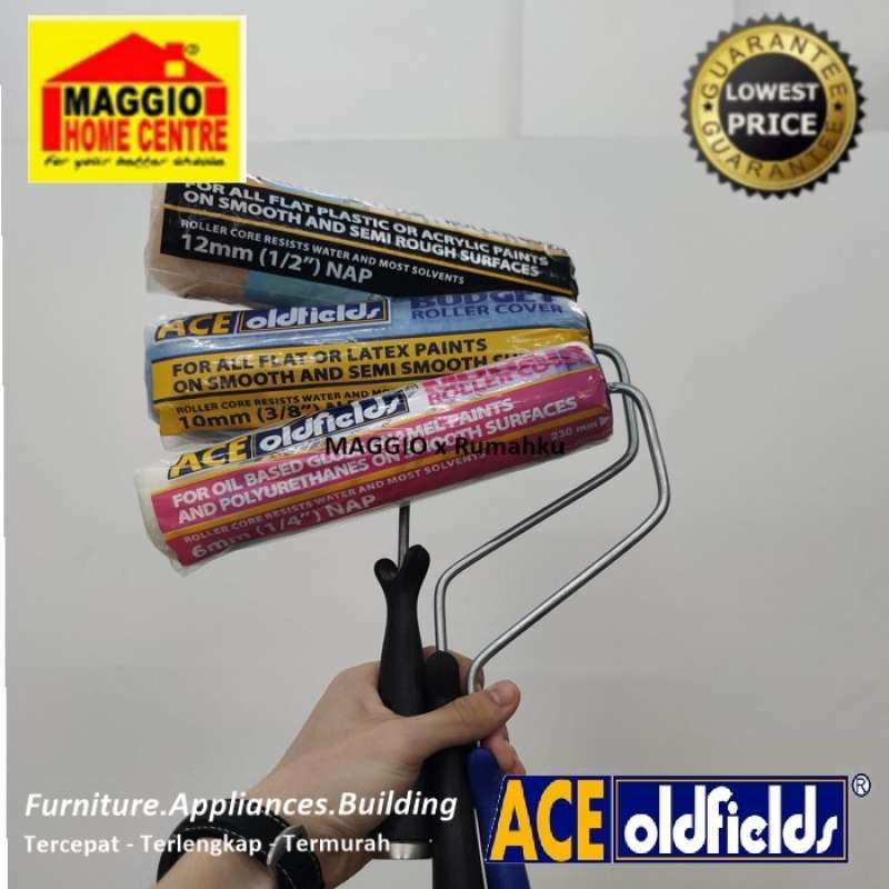 Jual Kuas Roll - Roller Cat Tembok - Aceoldfield - Budget Roller Di ...