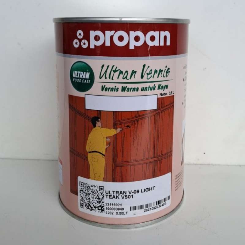 Jual Cat Ultran Vernis V-09 Propan Kayu Bambu Vernish Teak Clear Gloss ...