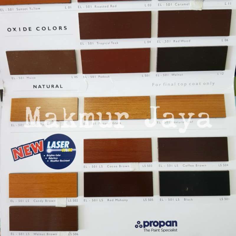 Jual Ultran Lasur El-501 Transparent Colors Propan Eksterior Kayu Di ...