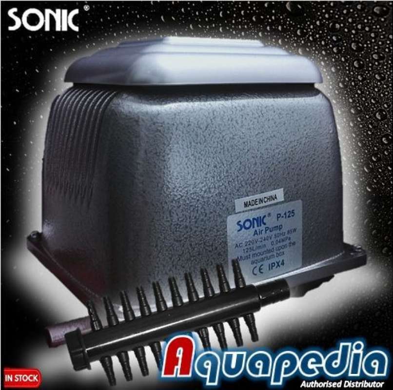 Promo Sonic P-125 Pompa Udara Aerator Air Pump Blower Diskon 23% Di ...