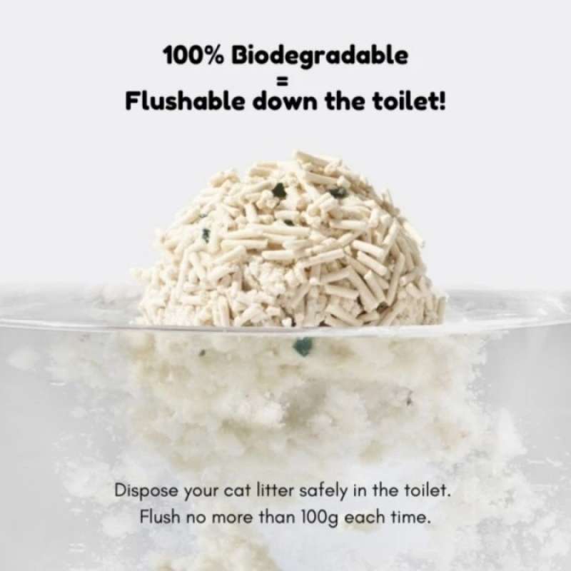 Promo Cature Natural Tofu Clumping Cat Litter (tofu With Bentonite) 7l ...