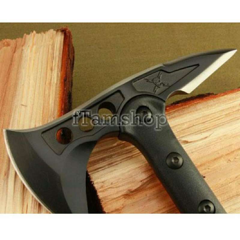 Jual Kapak Dual Blade Tomahawk Stainless Steel - Black Di Seller ...