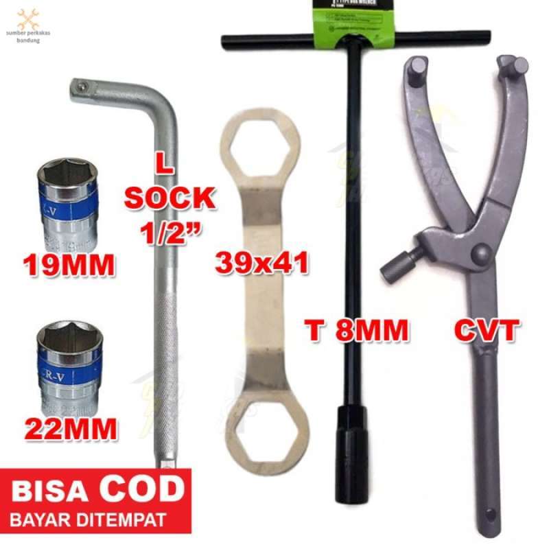 Jual Paket Kunci Cvt Honda Dan Yamaha Alat Bongkar Cvt Kunci Cvt / Traker C Di Seller Yama ...