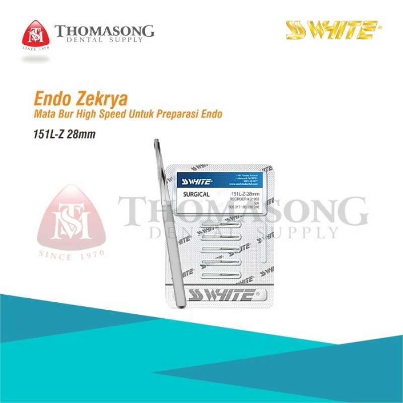 Promo Ss White Bur Surgical Zekrya 151-l-z 28mm Highspeed Diskon 23% Di ...