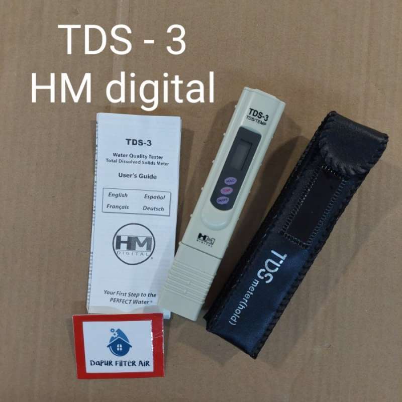 Jual Tds -3 Hm Digital / Alat Ukur Tds Original - Reverse Osmosis Ro Di Seller Aghanim ...