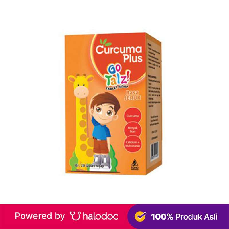 Jual Curcuma Plus Go Talz Rasa Jeruk 20 Tablet Di Seller Apotek Anhza ...
