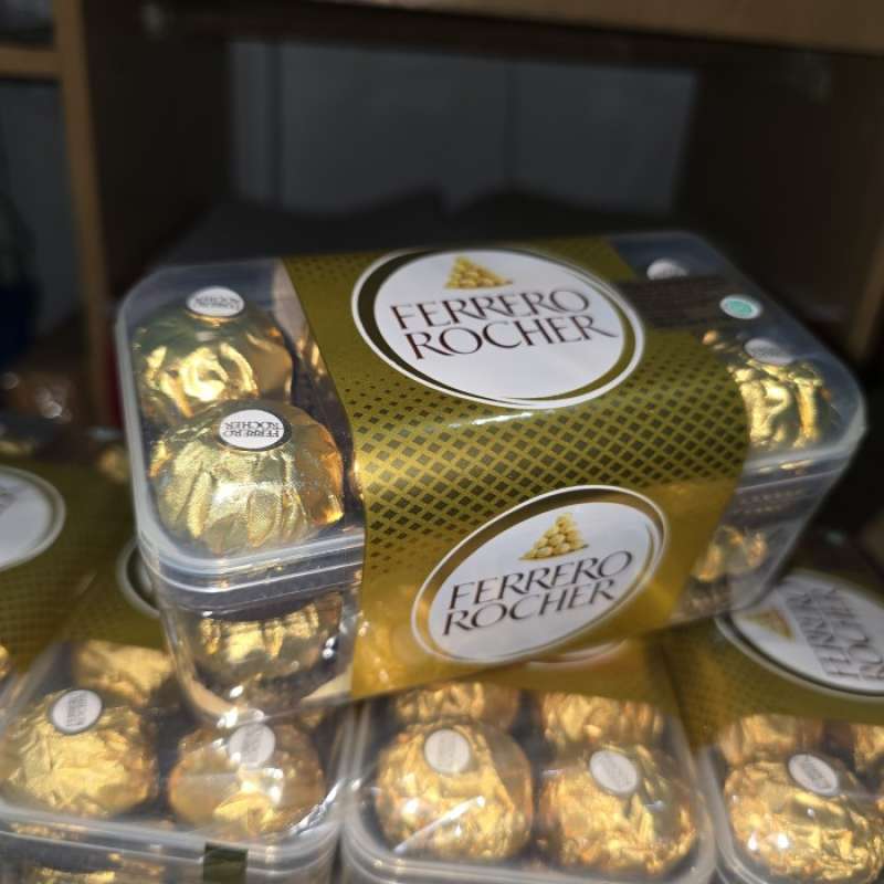 Promo Ferrero Rocher Coklat T16 200 Gr Box Diskon 40% Di Seller Almasar ...