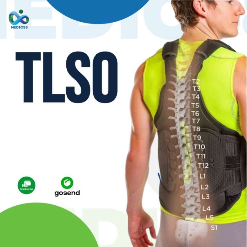 Promo Tlso Back Spine Brace With Drawstring Pulley System Lumbosacral ...