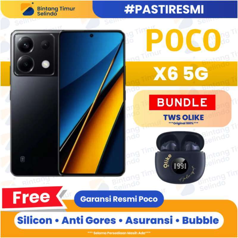 Jual Xiaomi Poco X6 5g 12/256gb Garansi Resmi Xiaomi Indonesia - Black Di Seller Bintang Timur ...