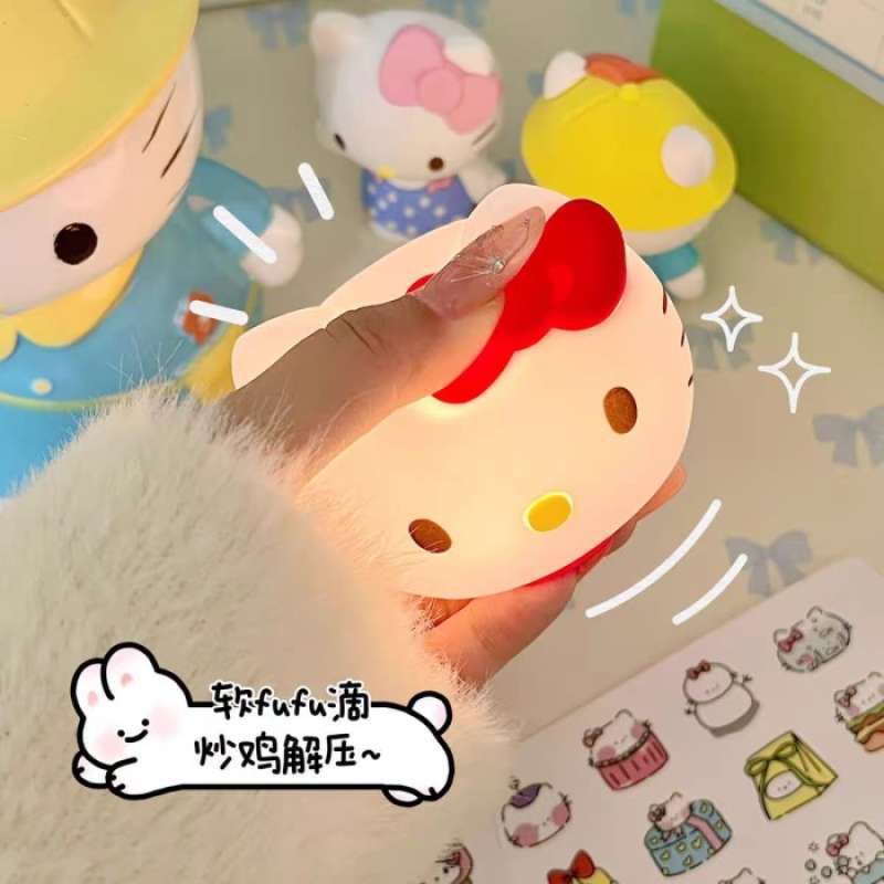 Jual Sanrio Mini Light Lamp Led Lampu Squishy Hello Kitty Melody ...