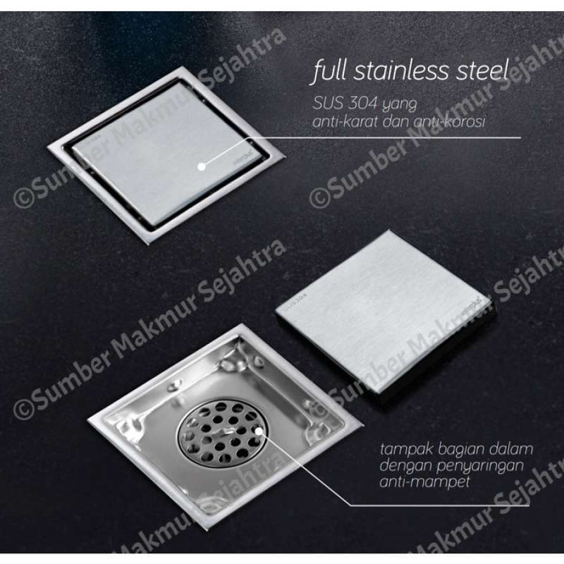 Jual Floor Drain Stainless Waterplus / Saringan Got - Fds 024 Ss Di Seller Aghanim - Cengkareng ...