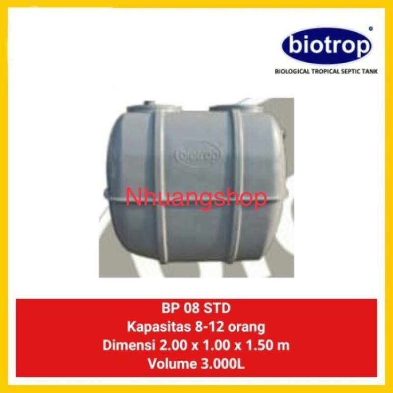 Jual Septic Tank Biotrop 3000 Liter Type Bp 08 Std Original Tangki Septik Di Seller Aghanim ...