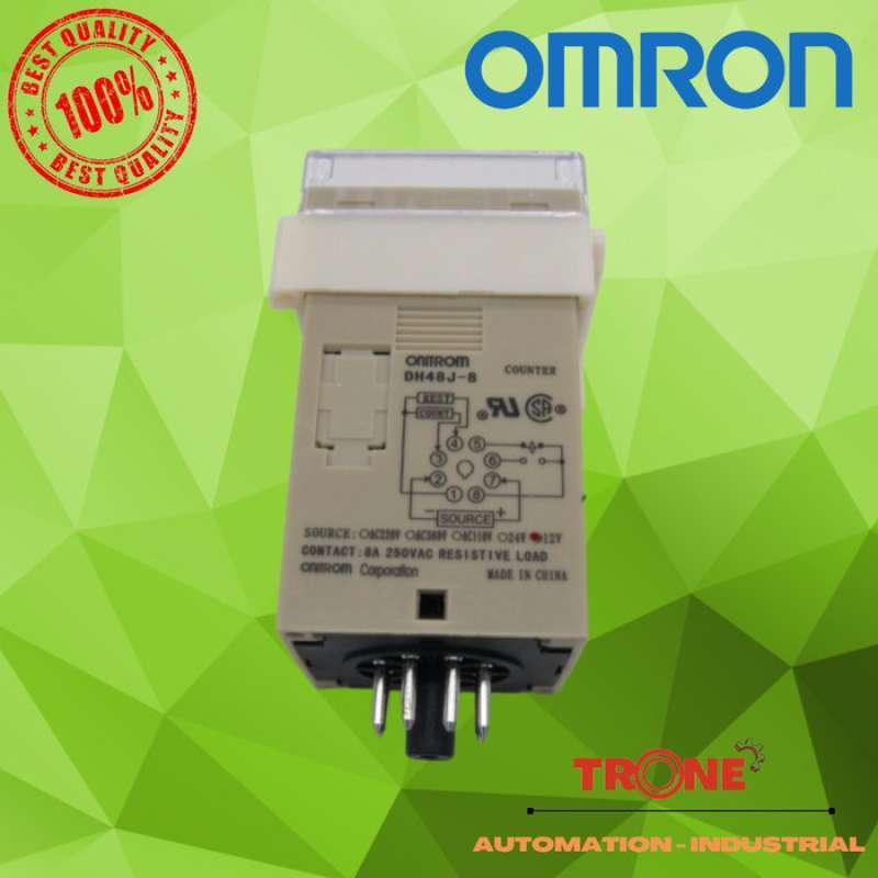 Jual Dh48j 8 Dh48j-8 Digital Counter Relay Dan Socket Ready Stok Di ...
