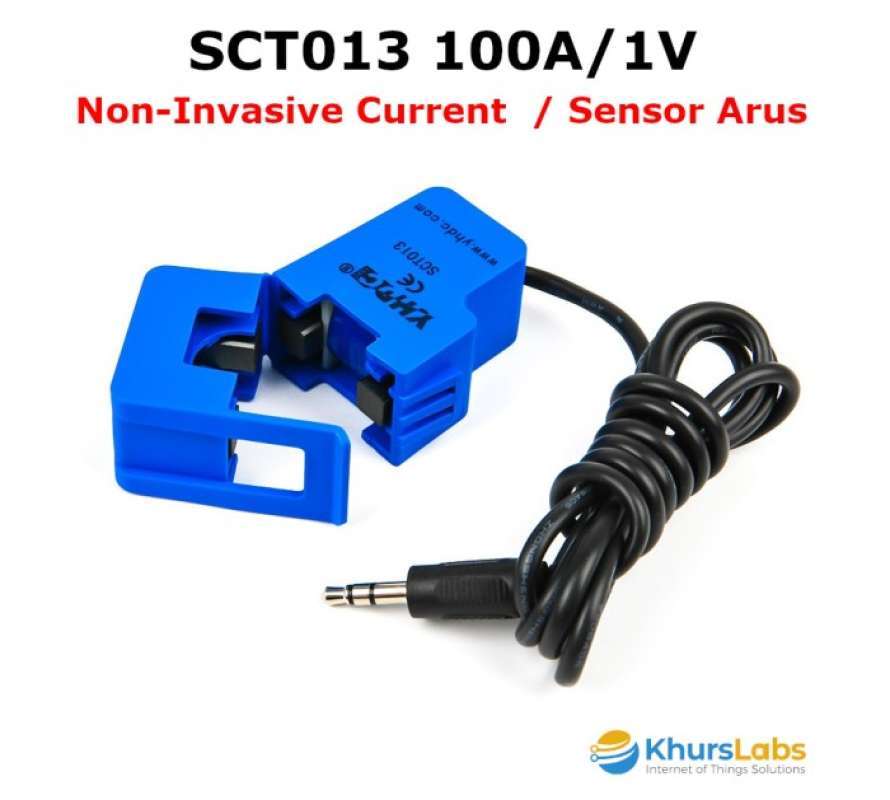 Jual Sct013 100a 1v Non Invasive Ac Current Sensor Arus Klem