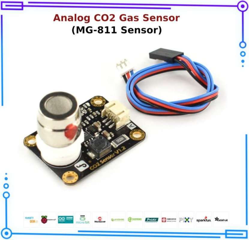 Jual Dfrobot Analog Co2 Gas Sensor For Arduino Mg 811 Sensor Di 1263