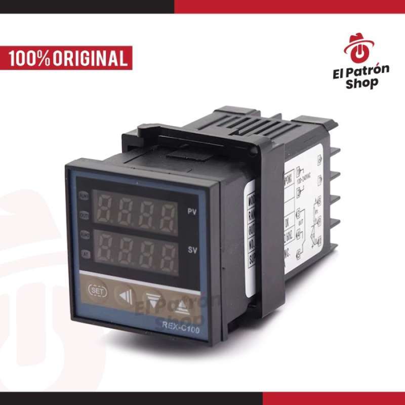 Jual Pid Rex C100 Temperature Thermostat Thermocouple Controller Output Ssr Di Seller Aghanim ...