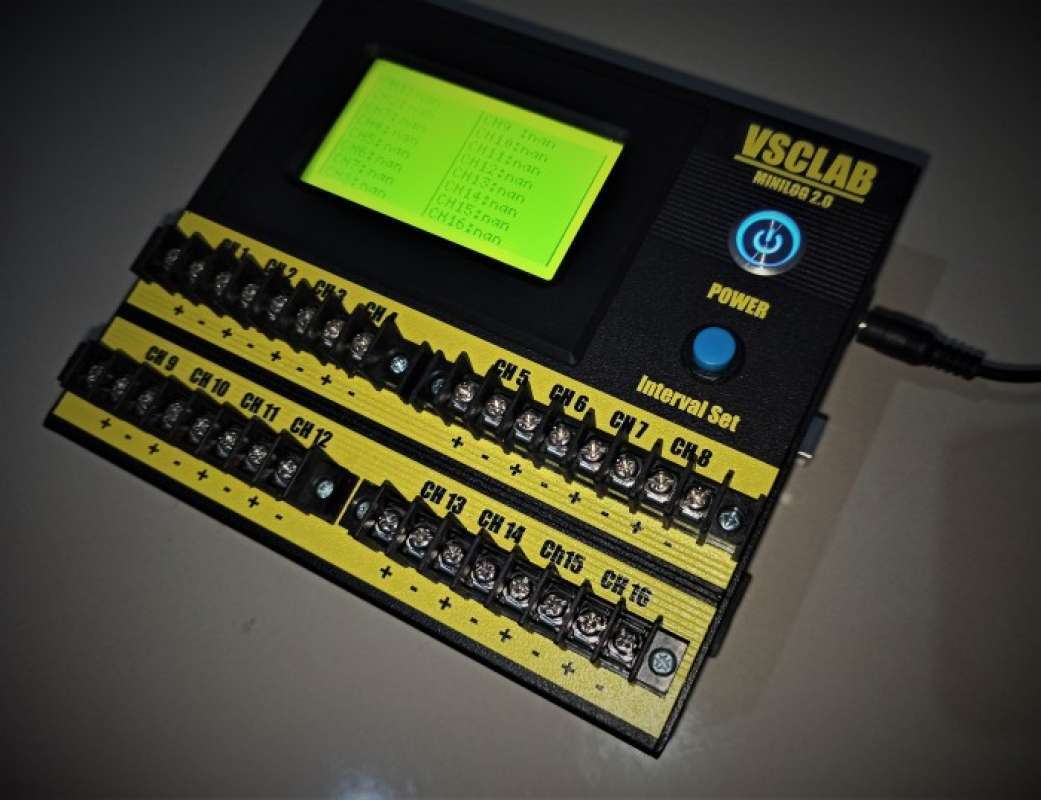 Jual 16 Channel Thermocouple Data Logger, Pengukur Suhu, Ms.excel + Sd ...