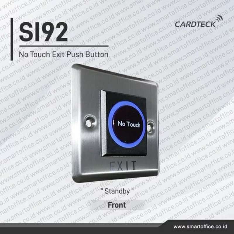 Jual No Touch Exit Push Button Stainless Access Control Rfid ...