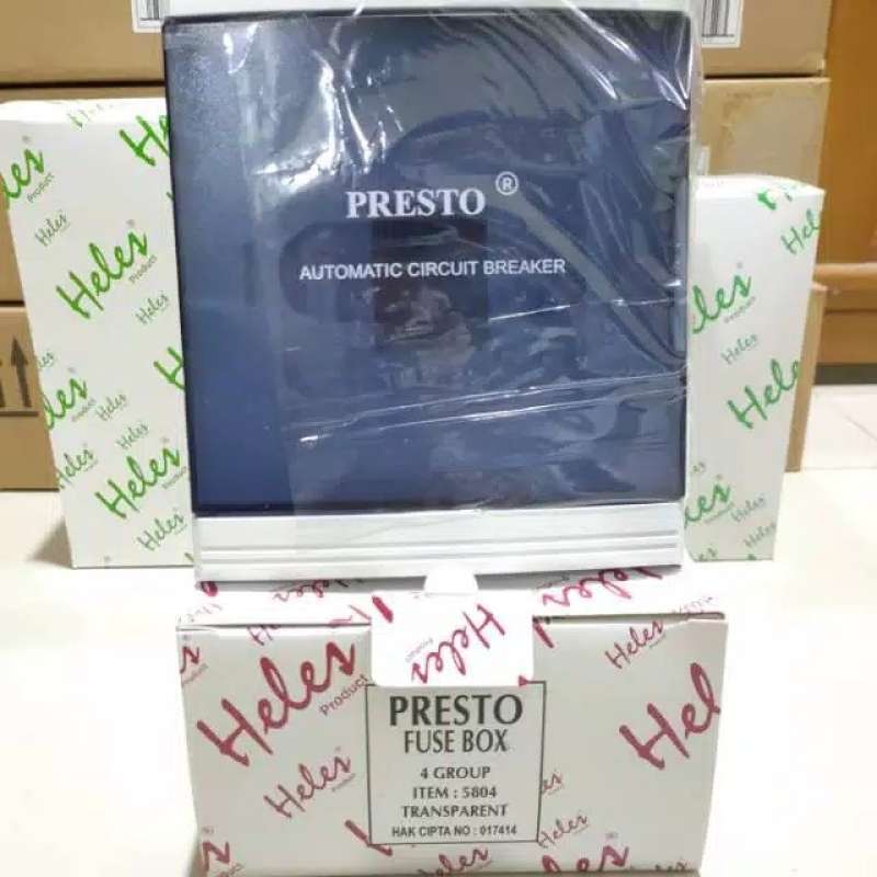 Jual Box Mcb Presto 4 Group / Fuse Box Heles 4 Grup Di Seller Shin ...