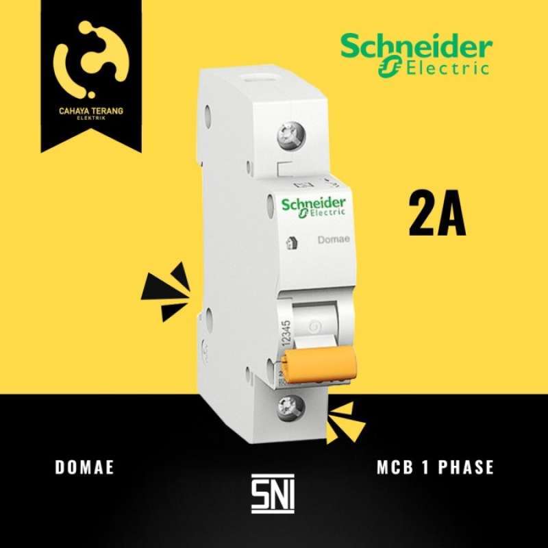 Jual Mcb Schneider 1 Phase 2a 4a 6a 10a 16a 20a 25a 32a 40a 50a 63a - 10a Di Seller Shin Store ...