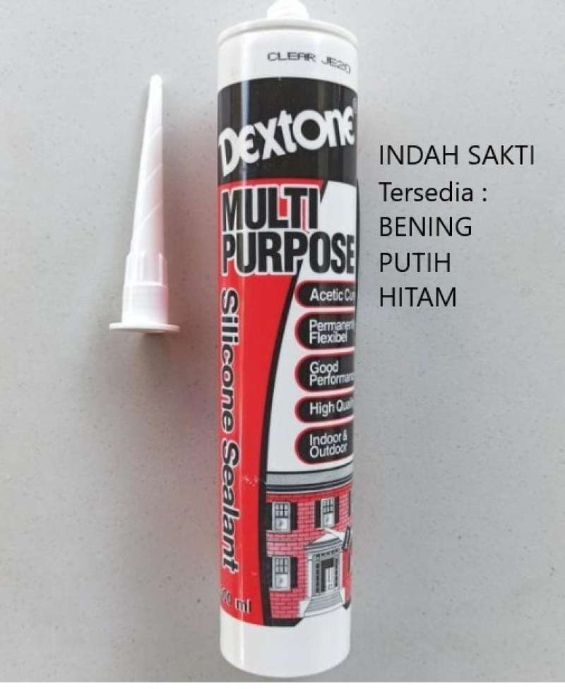 Jual Lem Silicone Sealant Bening Hitam Putih Multi Purpose Silikon 300 ...