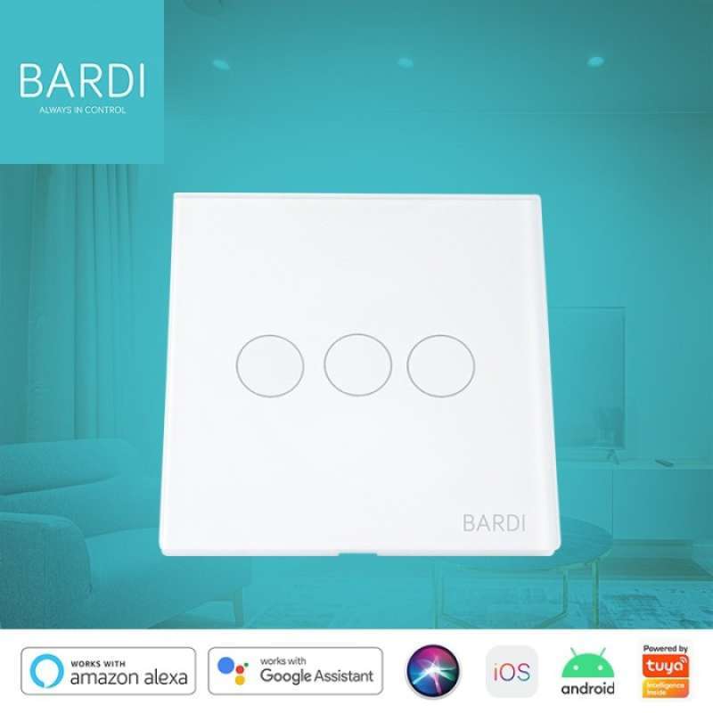 Jual Bardi Smart Wifi Touch Switch Saklar - Eu 3 Gang Di Seller Shin ...