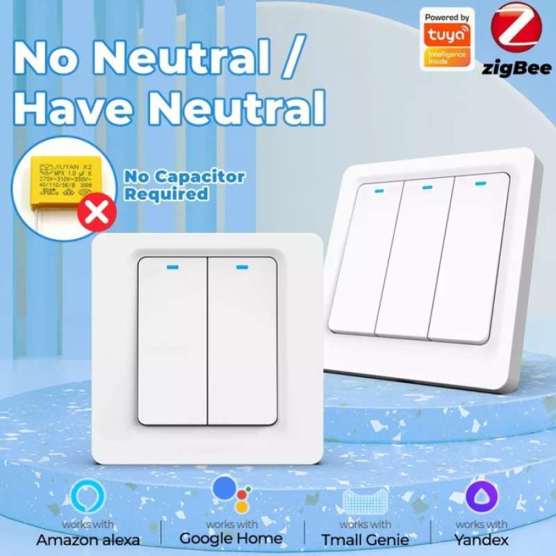 Jual Almo Tuya Smart Zigbee Mechanical Switch Saklar Home Automation ...