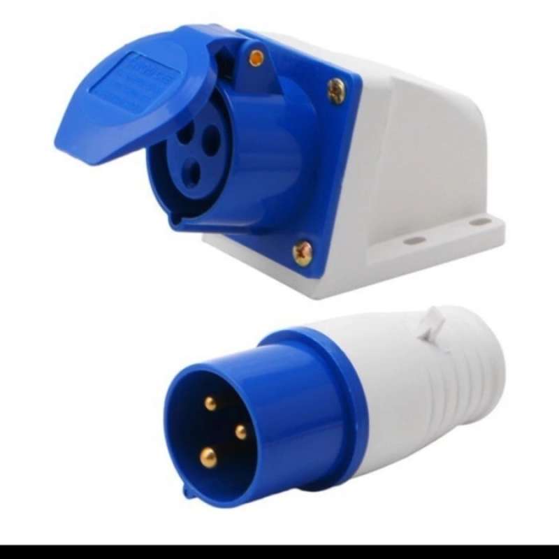 Jual Surface Mounting 4x32a Plug Industri 4pin 32a Soket Industry ...