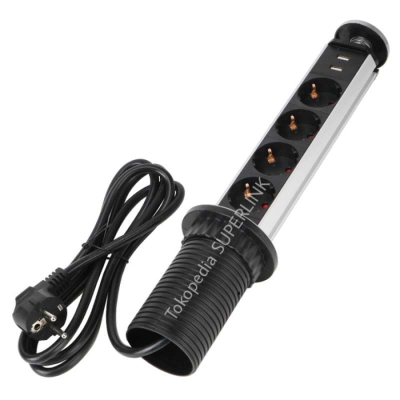Jual Colokan Tarik Tanam Colokan Extension Table Pop Up Socket Stop ...