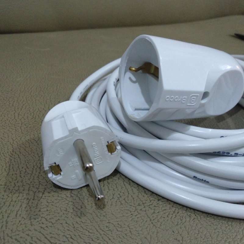 Jual Sambungan Kabel Listrik Broco 1 2 3 4 5 6 7 8 9 10 Meter Extension ...
